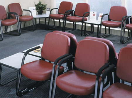 Anti-Microbial Vinyl Covered Seating